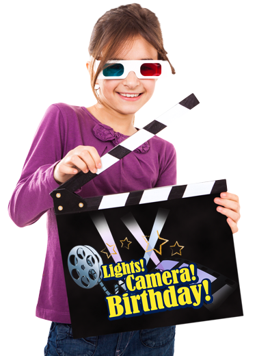Lights! Camera! Birthday!